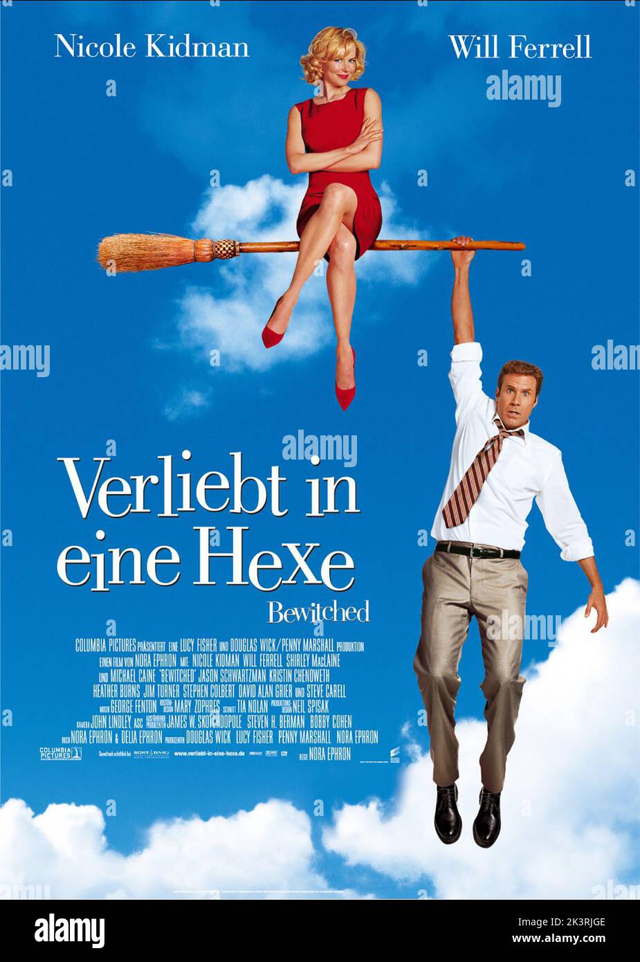 Nicole Kidman & Will Ferrell Film Poster Film: Bewitched (USA 2005 ...