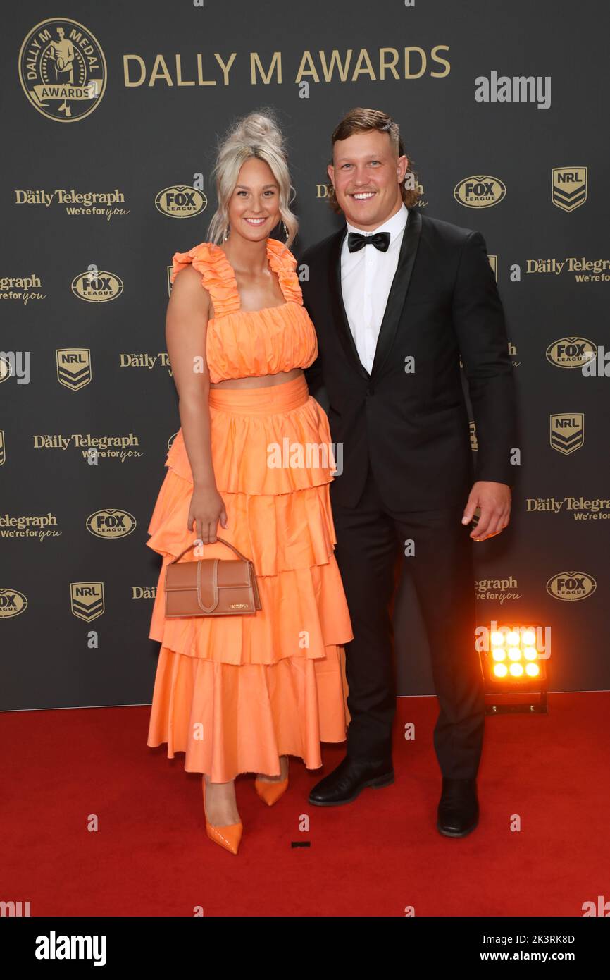 Sydney, Australia. 28th September 2022. Reuben Cotter of the Cowboys ...