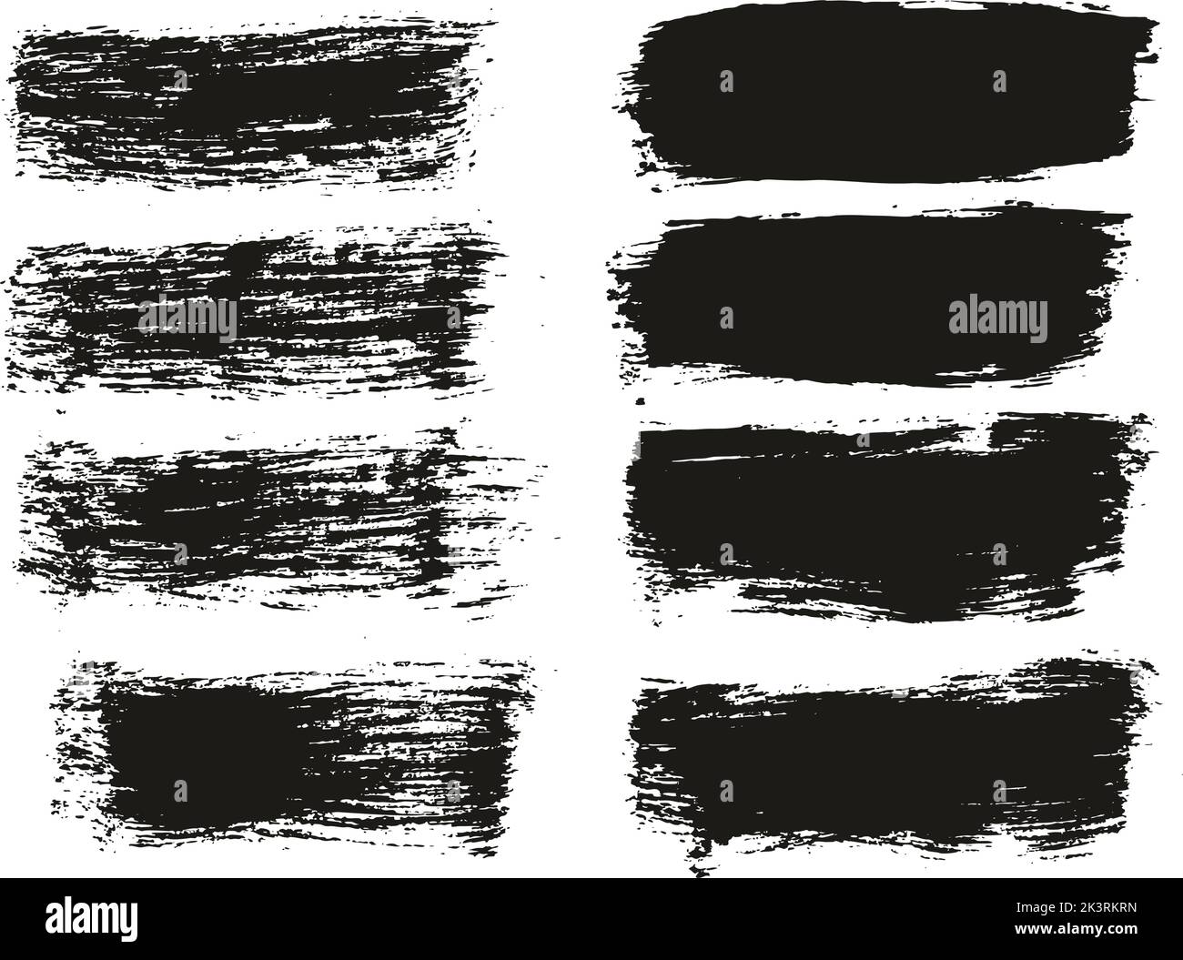 Flat Paint Brush Thick Short Background High Detail Abstract Vector ...