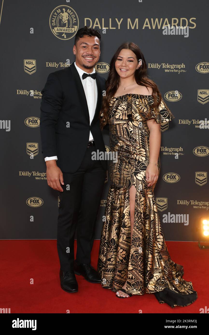 Sydney, Australia. 28th September 2022. Jeremiah Nanai of the Cowboys ...