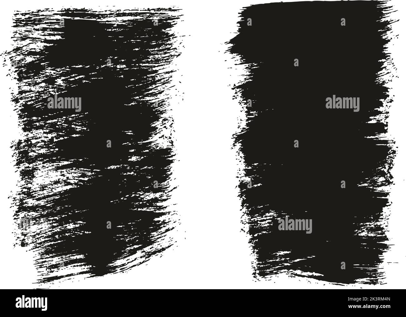 Flat Paint Brush Thick Short Background High Detail Abstract Vector ...