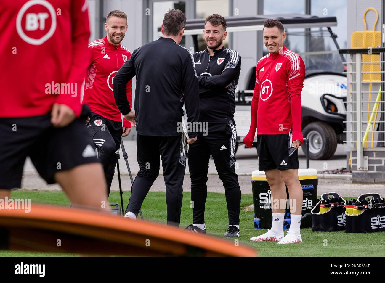 PONTYCLUN, WALES - 19 SEPTEMBER 2022: Wales' Chris Gunter, Wales ...