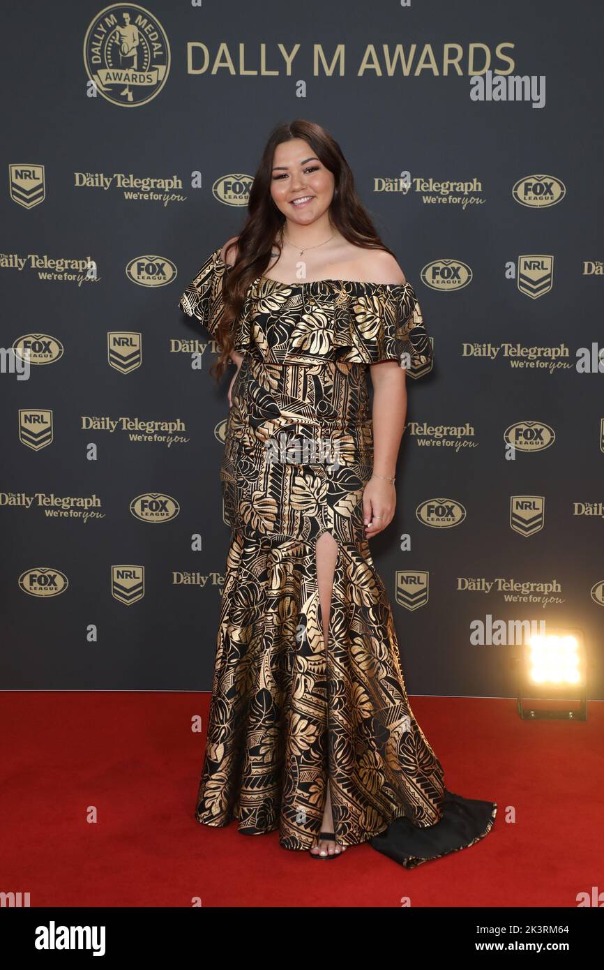 Sydney, Australia. 28th September 2022. The partner of Jeremiah Nanai ...