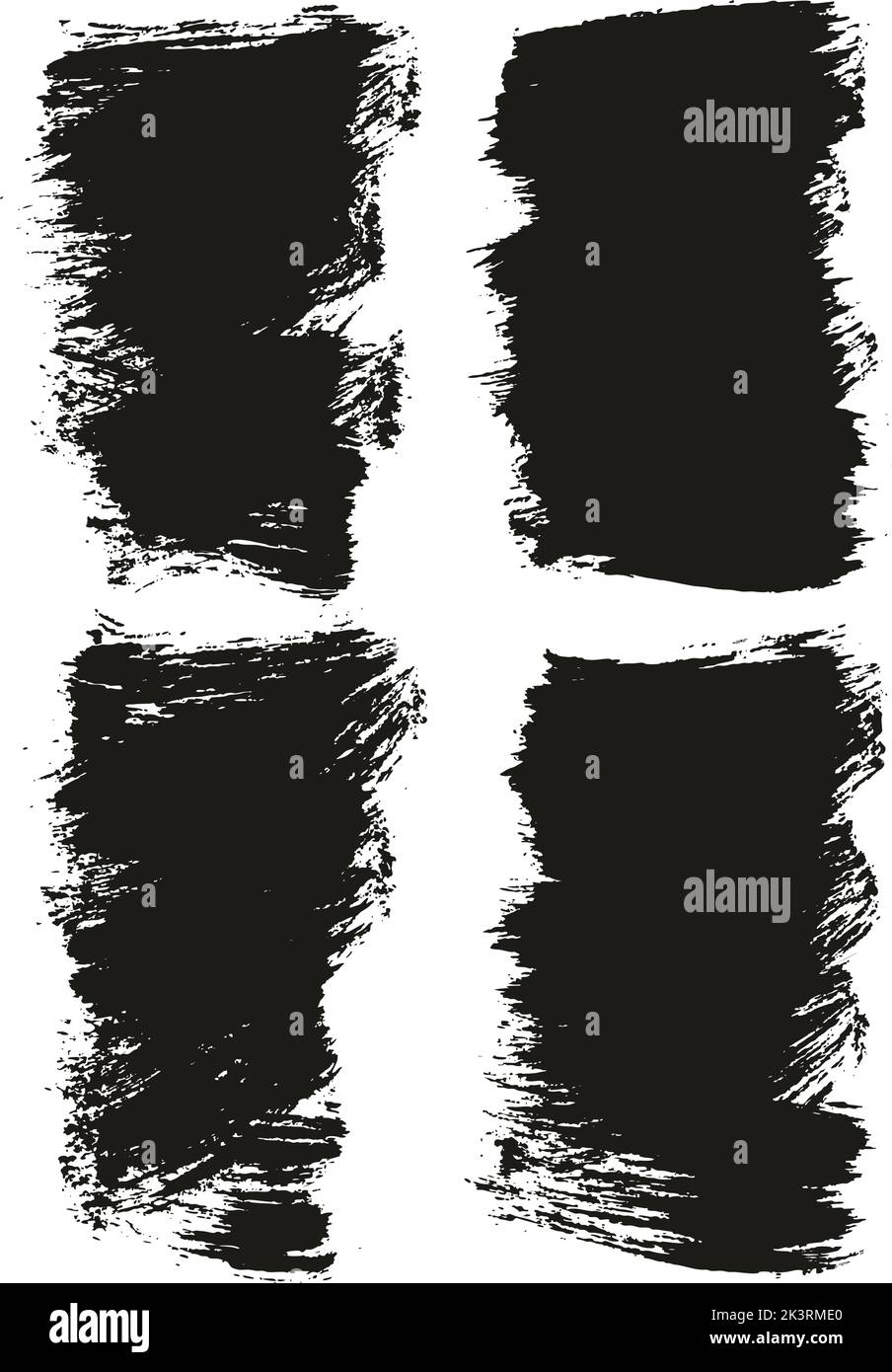 Flat Paint Brush Thick Short Background High Detail Abstract Vector ...