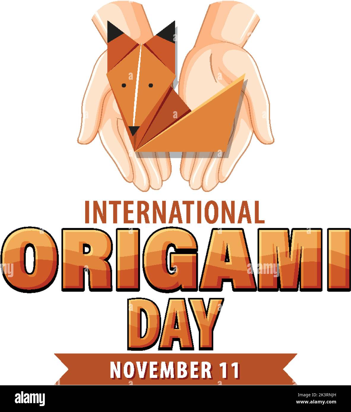 International Origami Day Banner Design illustration Stock Vector Image ...