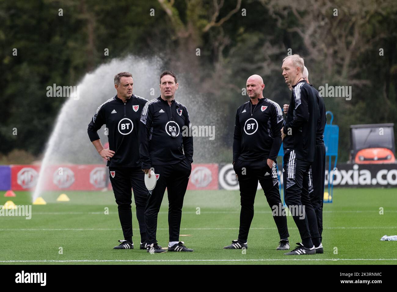 PONTYCLUN, WALES - 19 SEPTEMBER 2022: Wales’ Coach Kit Symons, Wales ...