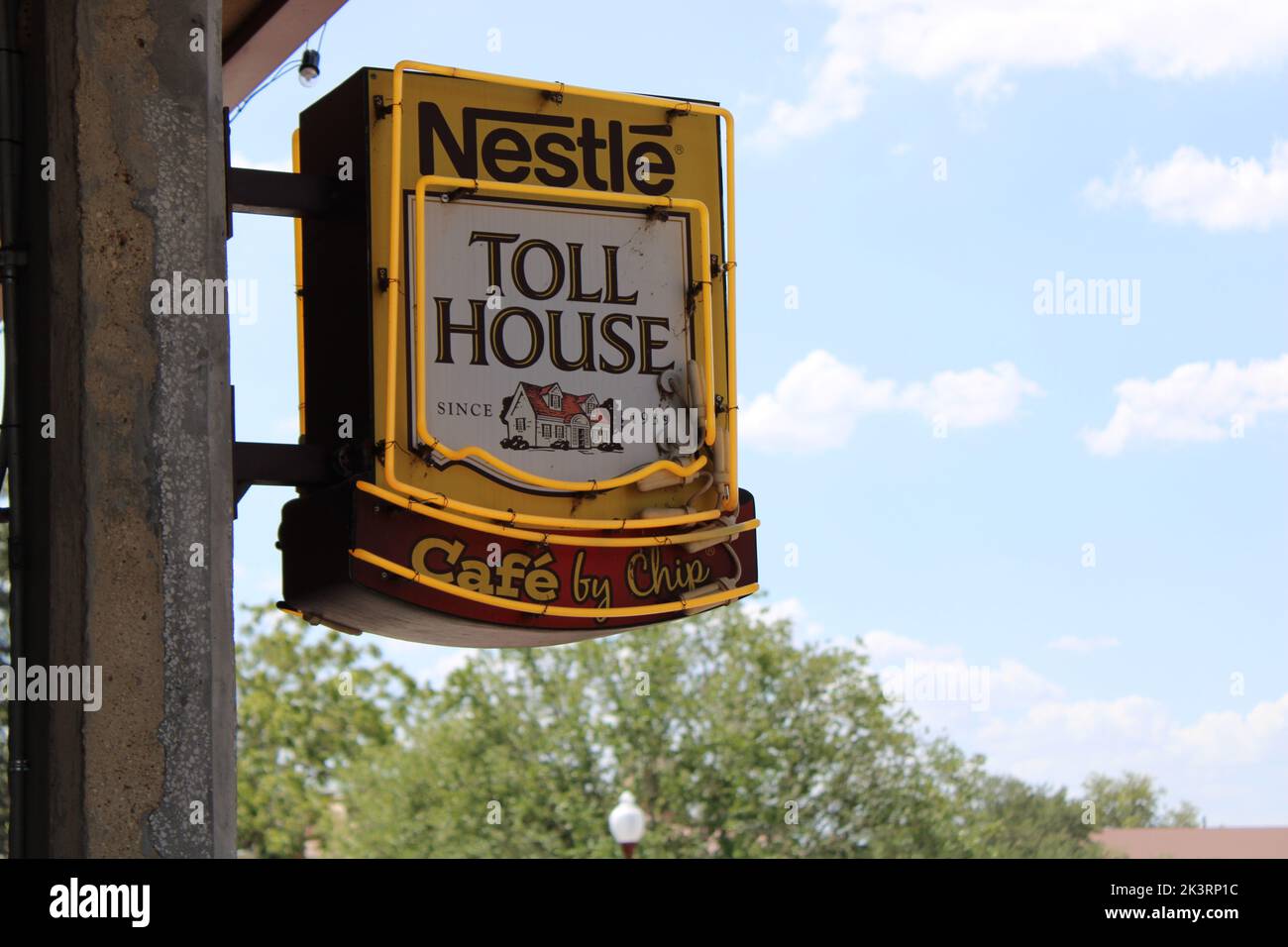 The Nestle Toll House Cafe sign Stock Photo - Alamy