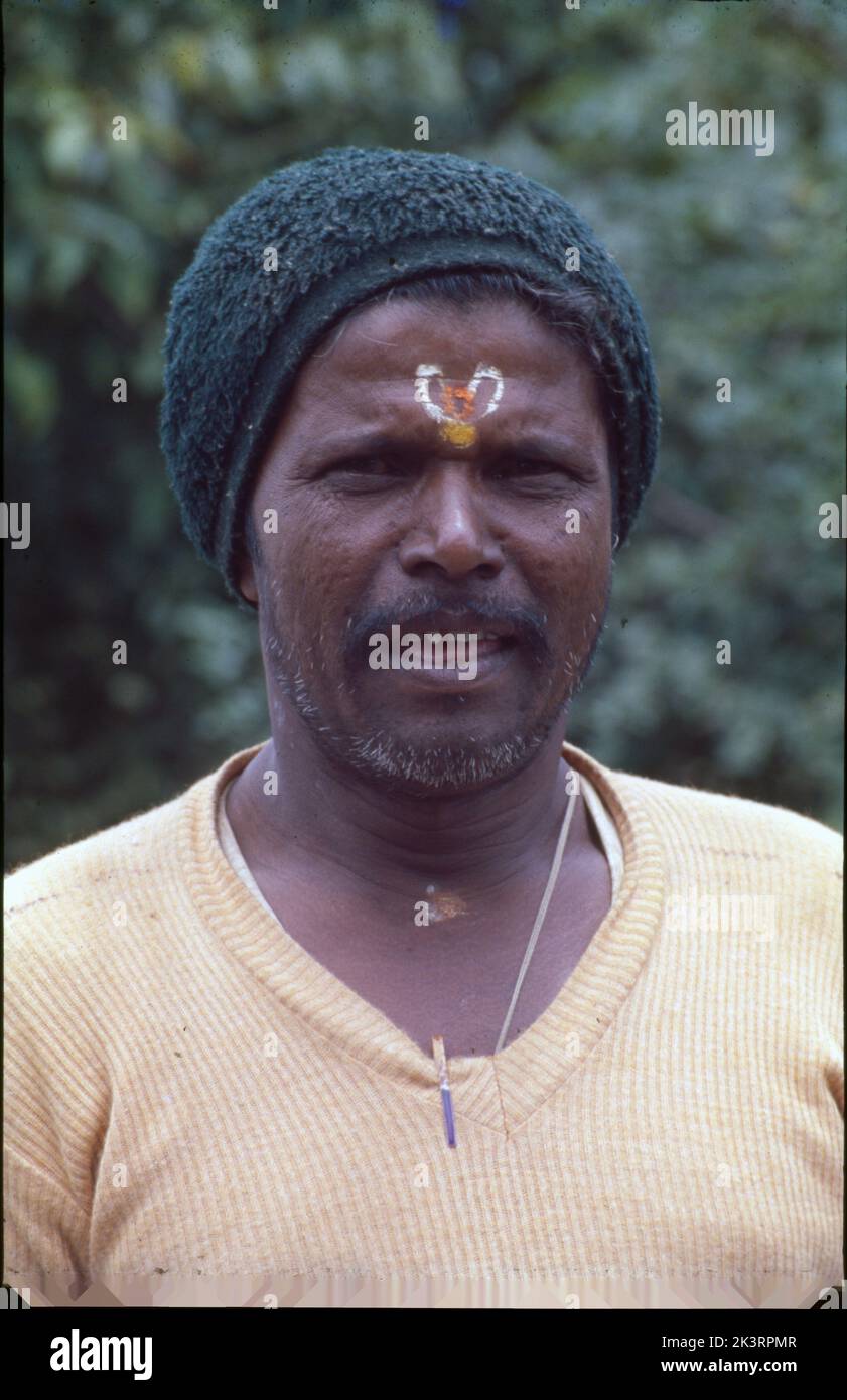 Village men tilak hi-res stock photography and images - Alamy