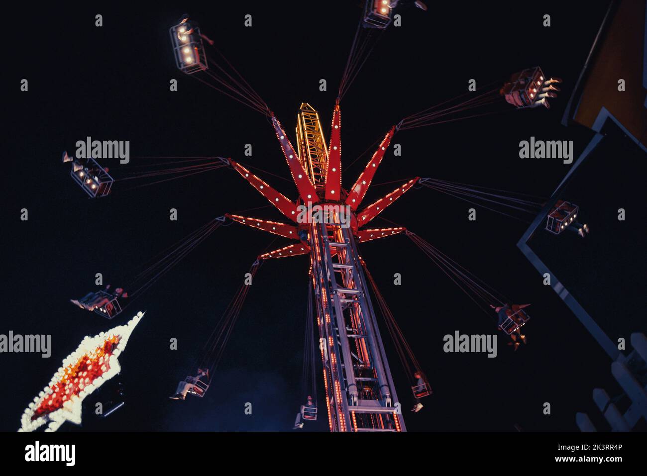 Funfair, Barnstaple, Devon UK September 12th 2022, Amusements and ...