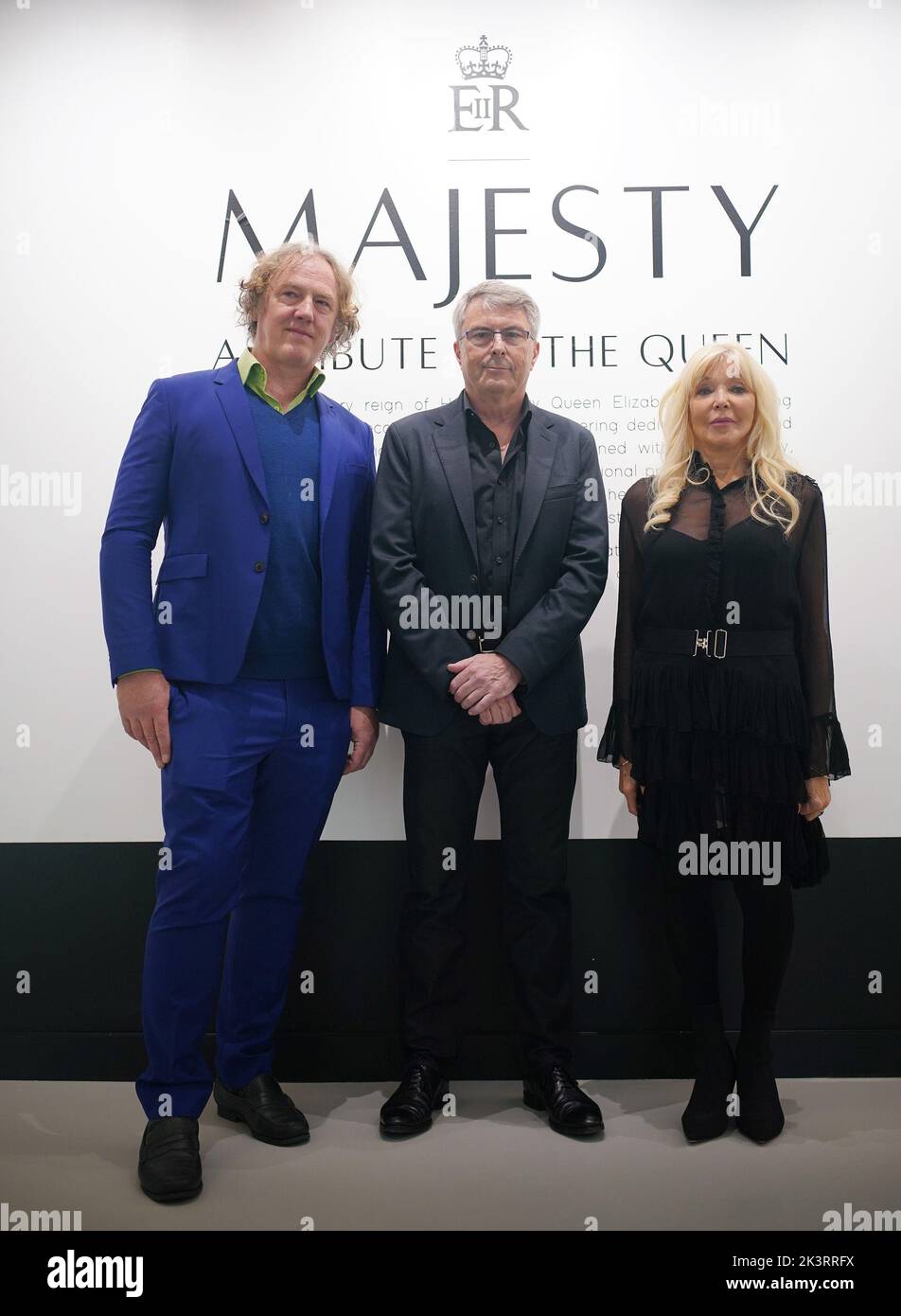 (L-R) Christian Furr, Rob Munday and Frances Segelman during a preview ...