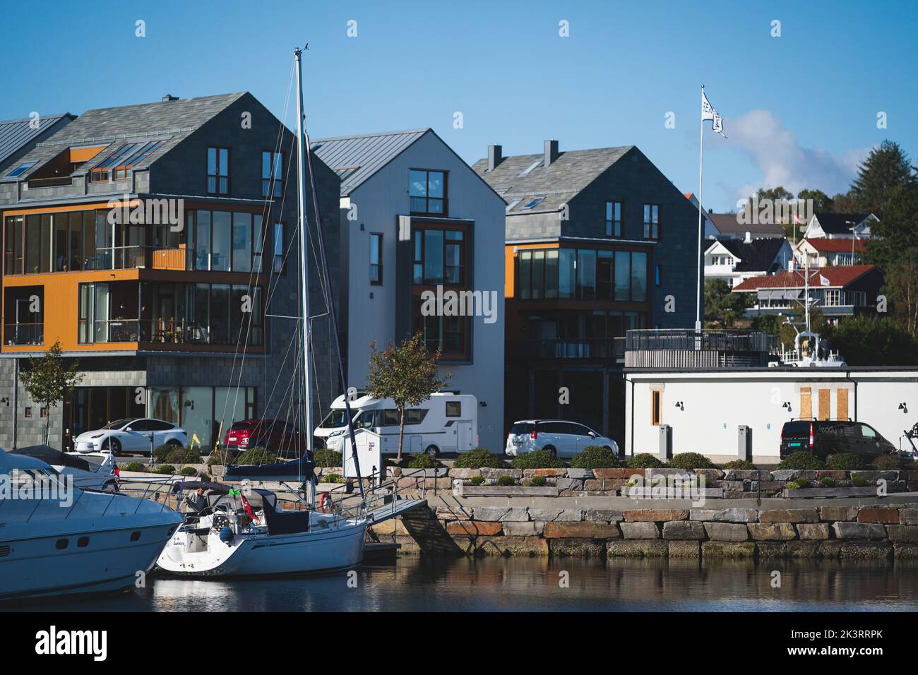 Scene from Bekkjarvik, Austevoll, Norway Stock Photo - Alamy