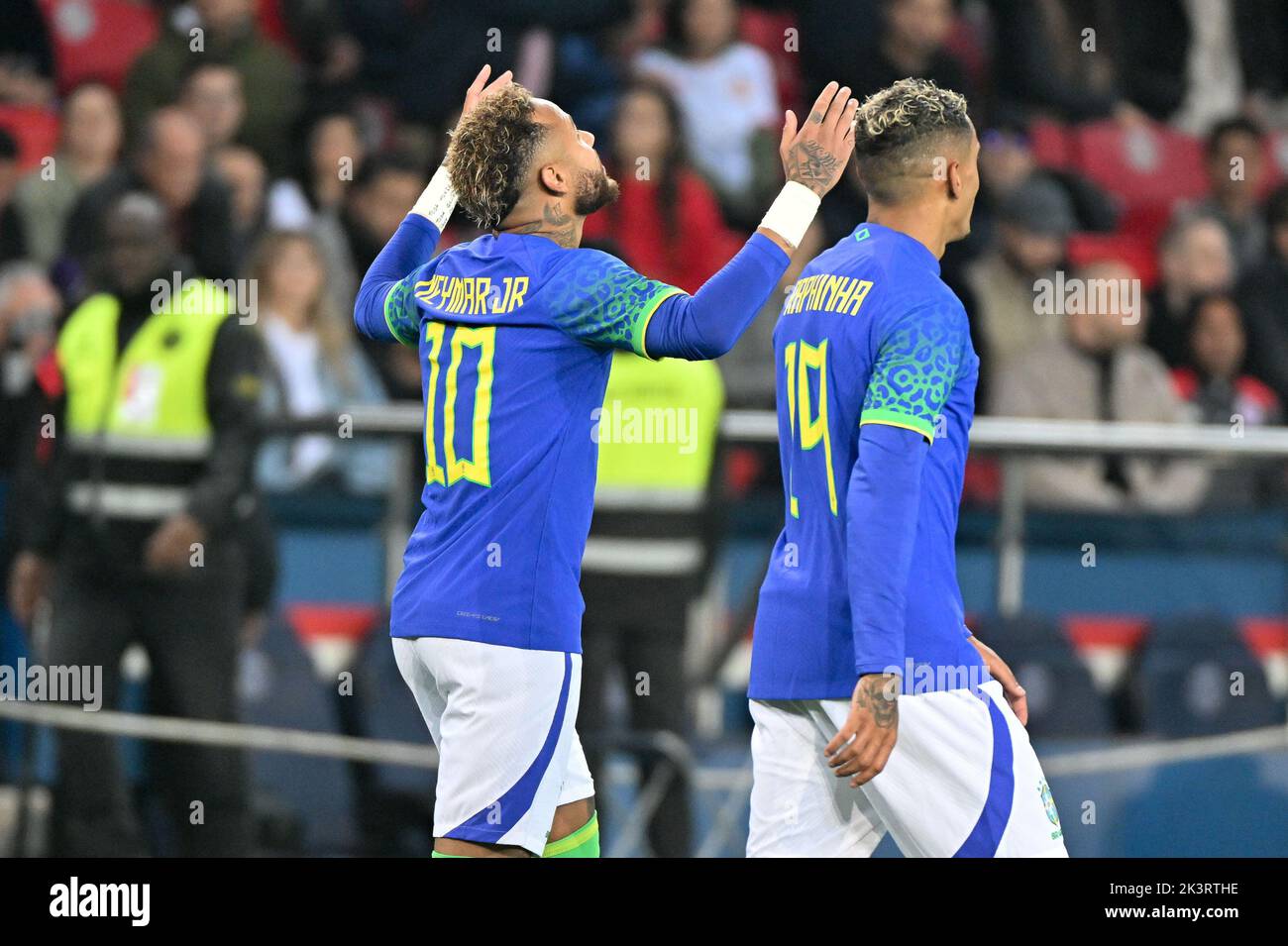 Paris, France. 27th Sep, 2022. Neymar - Tunisia vs Brazil pre-World Cup ...
