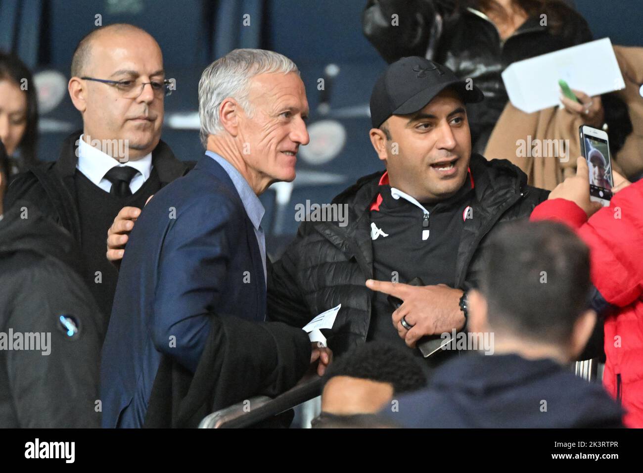 Paris, France, September 27, 2022. Didier Deschamps - Tunisia vs Brazil ...