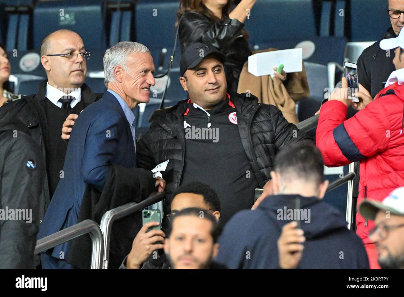 Paris, France, September 27, 2022. Didier Deschamps - Tunisia vs Brazil ...