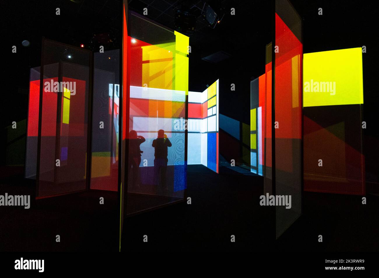 London, UK. 28 September 2022. People view one of the the galleries at ...