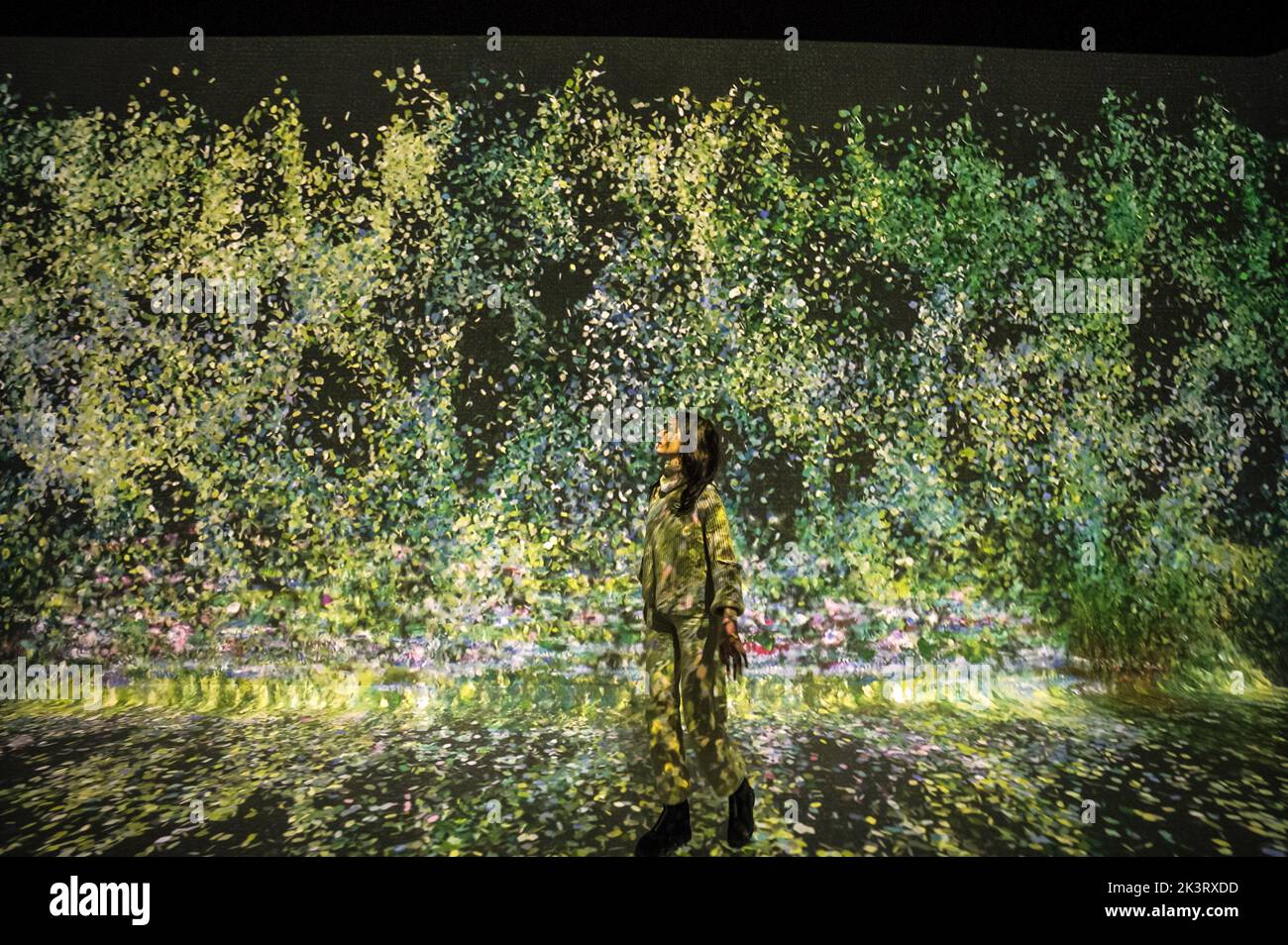 London, UK. 28th September 2022. Frameless - digital immersive arts ...