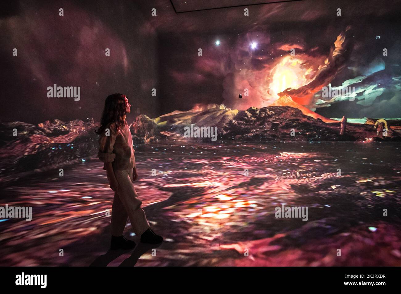 London, UK. 28th September 2022. Frameless - digital immersive arts ...