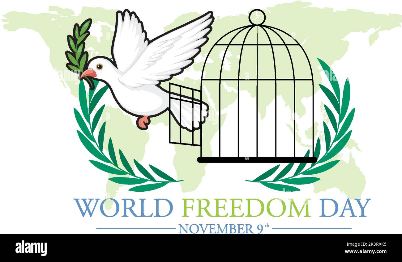 World Freedom Day Banner Design illustration Stock Vector Image & Art ...