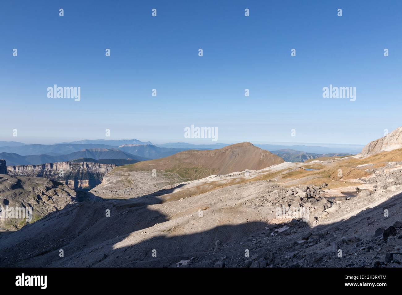 high mountains in the pyrenees near the gap of rolando Stock Photo - Alamy