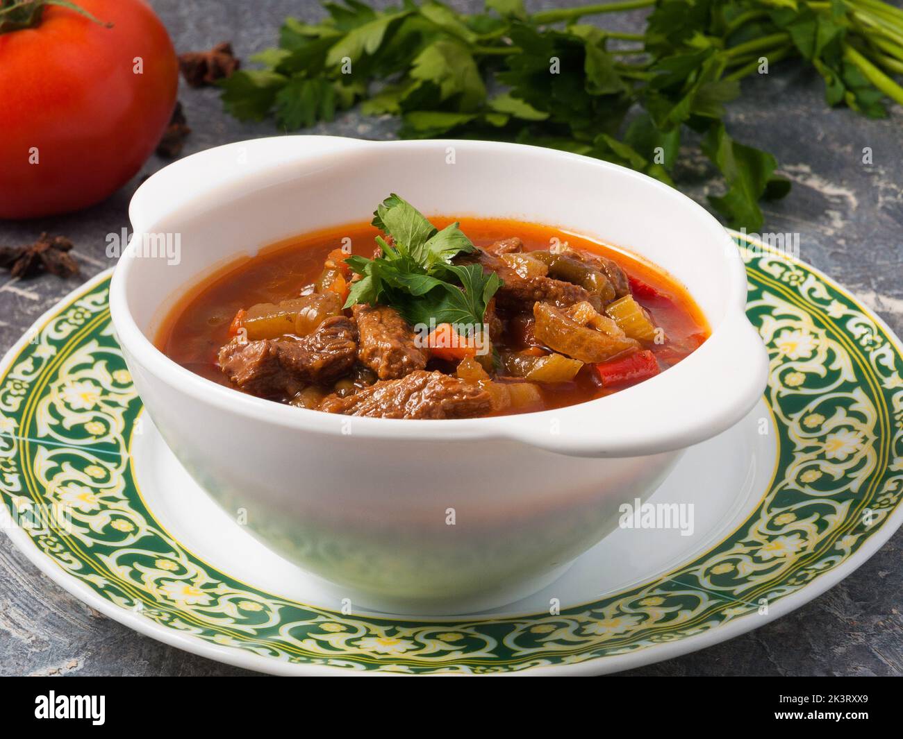 Lagman noodles kazakhstan hi-res stock photography and images - Alamy