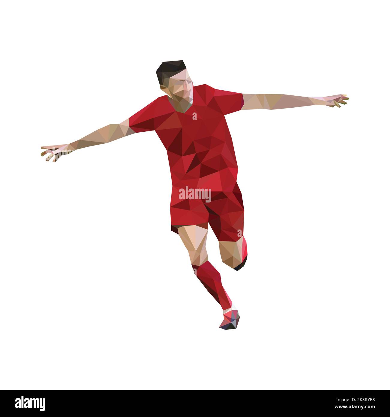 Footballer celebrating Cut Out Stock Images & Pictures - Alamy