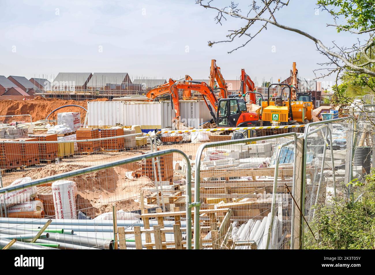 New homes construction Stock Photo - Alamy