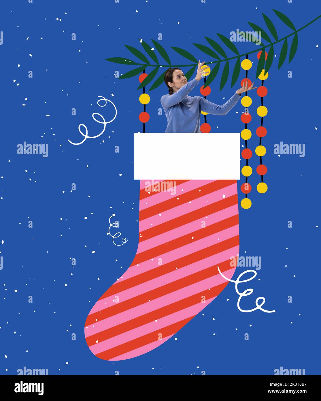 Contemporary art collage. Creative design. Ideas, inspirations, retro ...