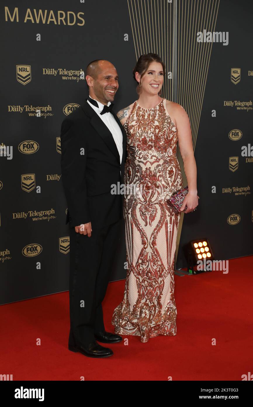 Sydney, Australia. 28th September 2022. Ashley Klein and his partner ...