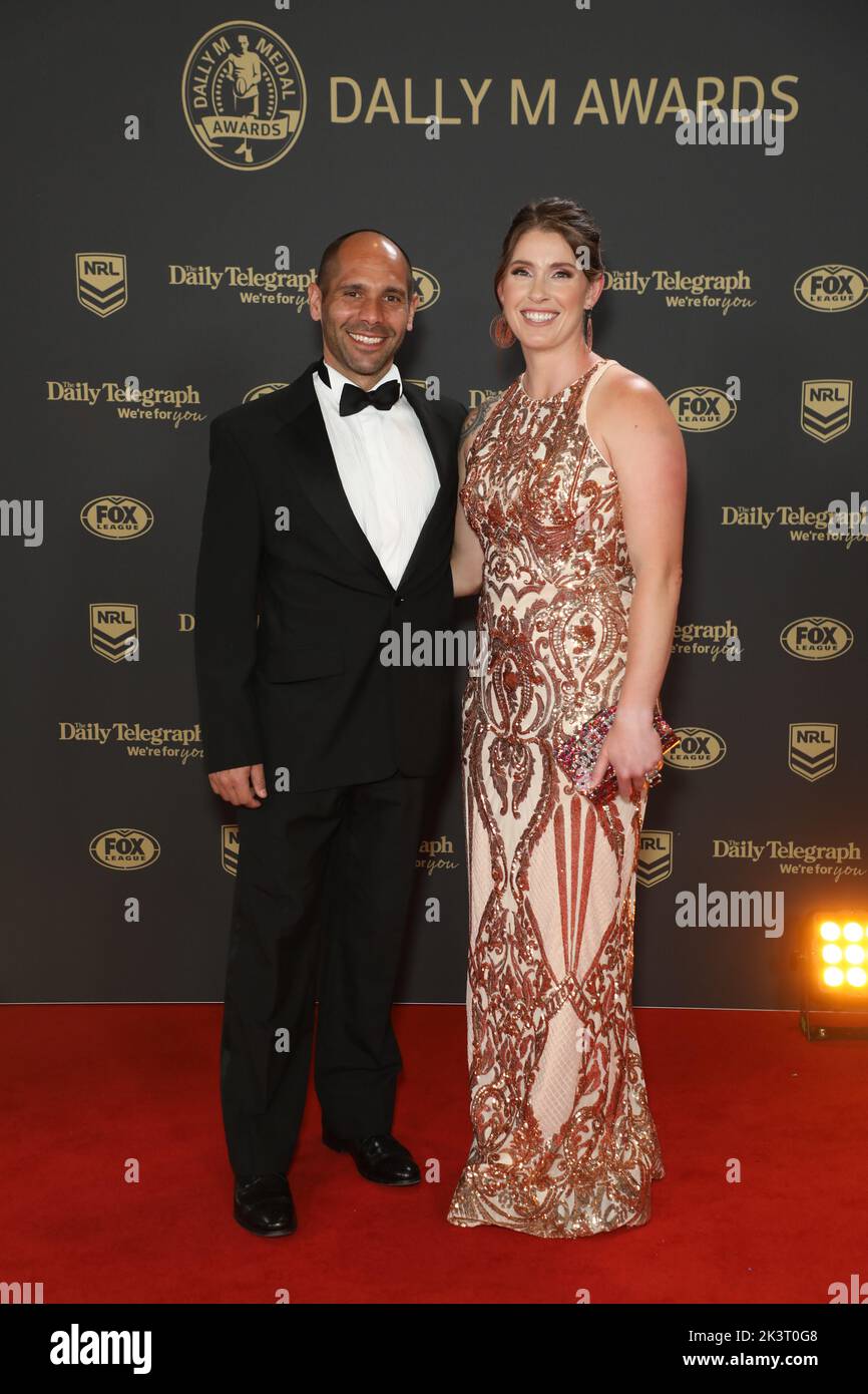 Sydney, Australia. 28th September 2022. Ashley Klein and his partner ...