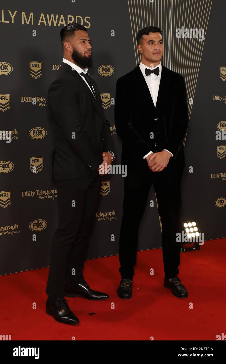 Sydney, Australia. 28th September 2022. Payne Haas of the Broncos and ...