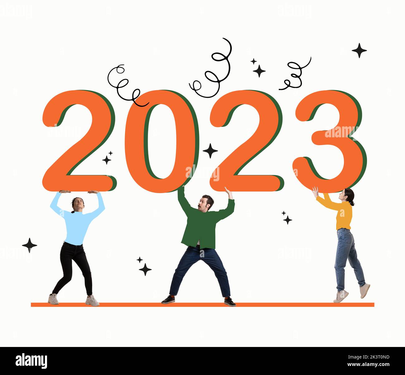 Positive 2022 2023 Cut Out Stock Images & Pictures - Alamy