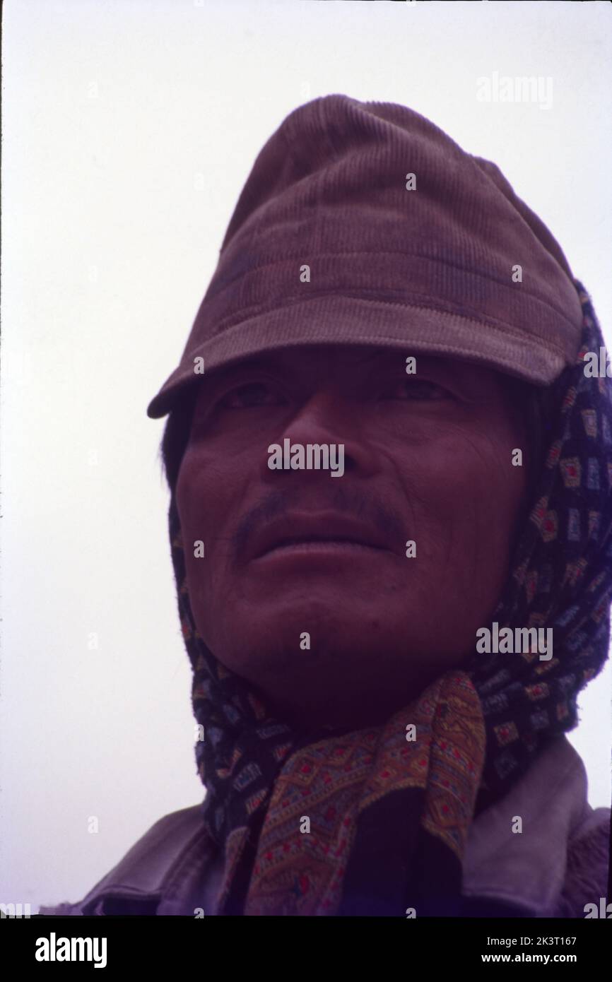 Nepali Man at Himalaya, Nepal Stock Photo - Alamy