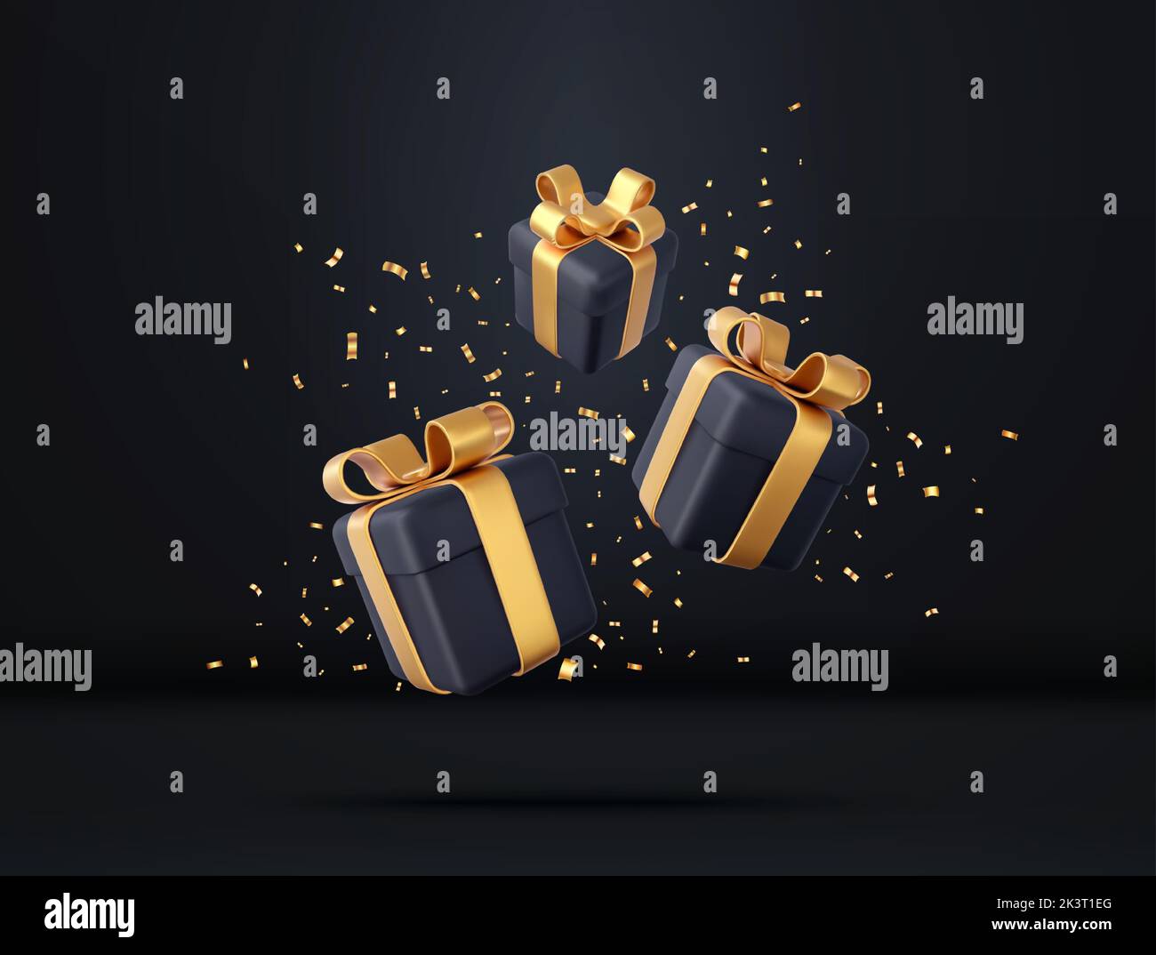 3d white gift boxes Stock Vector Image & Art - Alamy