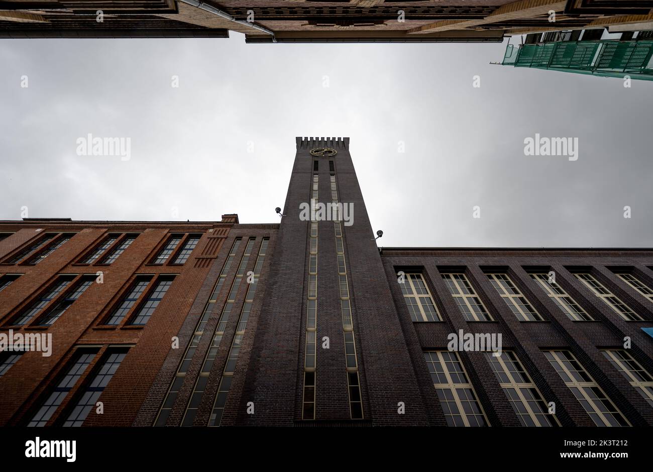 28 September 2022, Saxony, Chemnitz: The industrial architecture of the ...