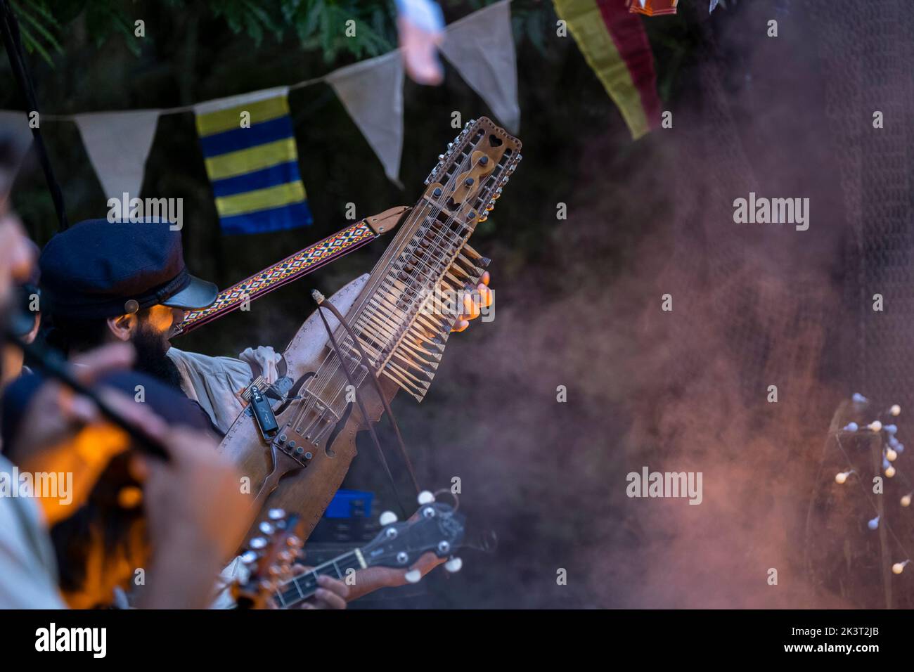The Old Time Sailors performing at Trebah Garden Amphitheatre in ...