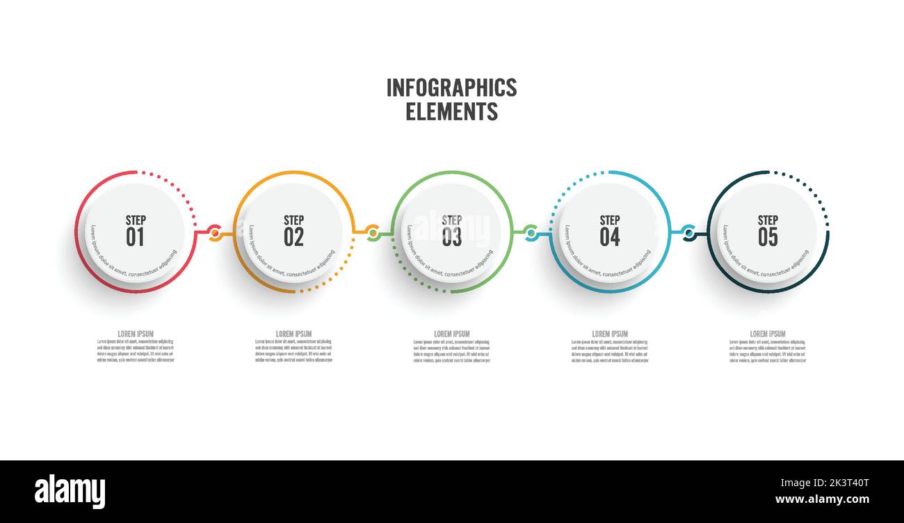 Banner 5 steps business infographic template with step up options ... Banner 5 steps business infographic template with step up options ...