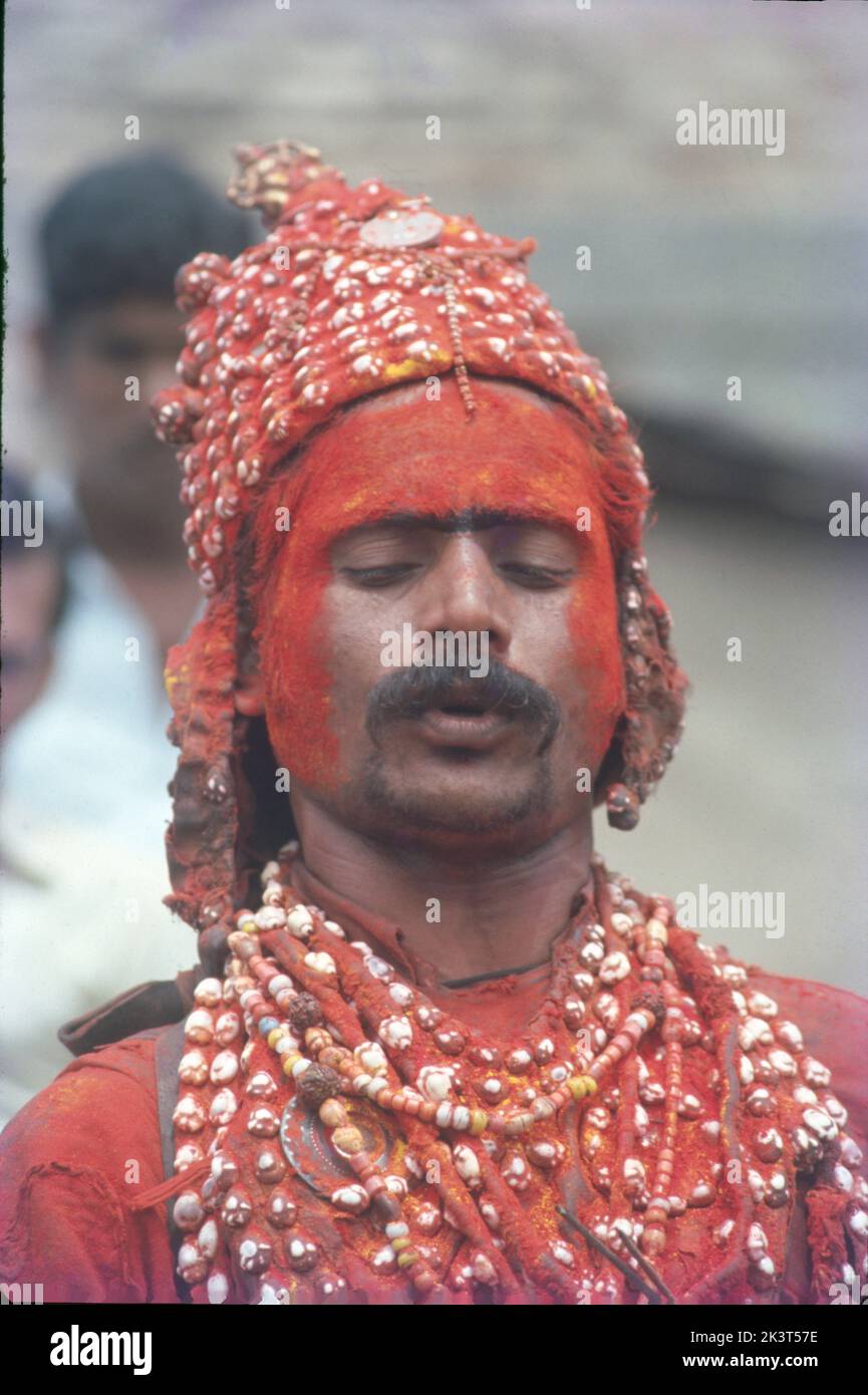 Kumkum applied on forehead hi-res stock photography and images - Alamy