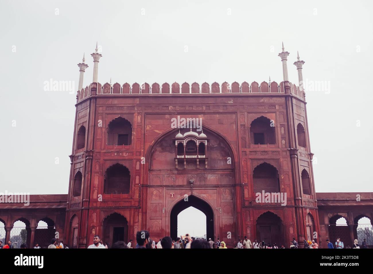 The Jama Masjid Of Delhi Is One Of The Largest Mosques In India Stock