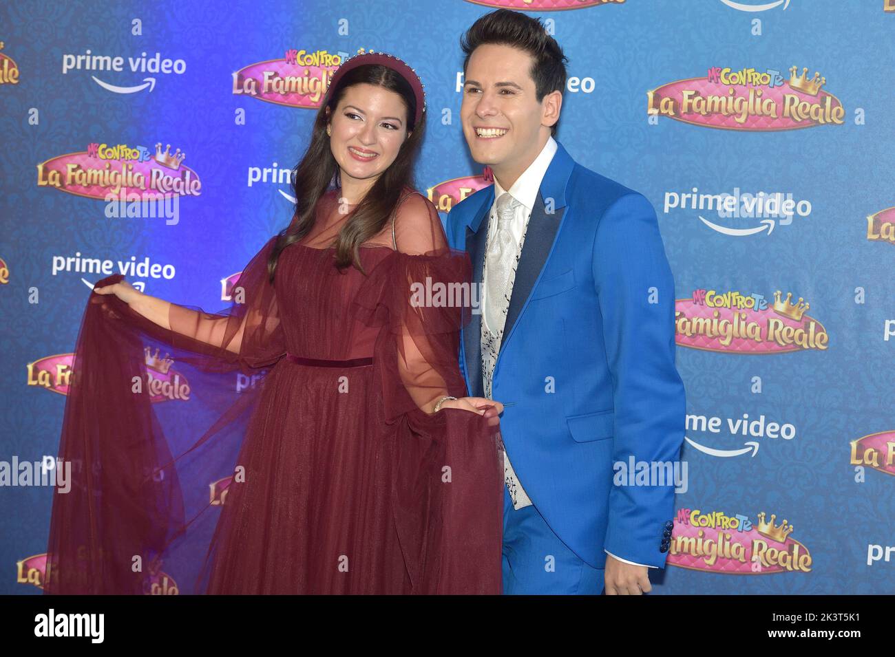 Rome, Italien. 26th Sep, 2022. Lui e Sofi , Luigi Calagna and Sofia ...
