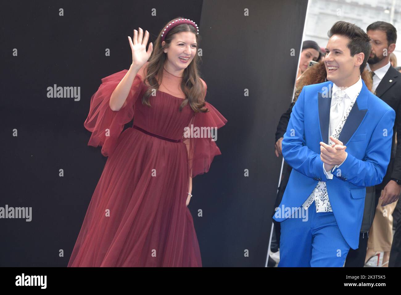 Rome, Italien. 26th Sep, 2022. Lui e Sofi , Luigi Calagna and Sofia ...