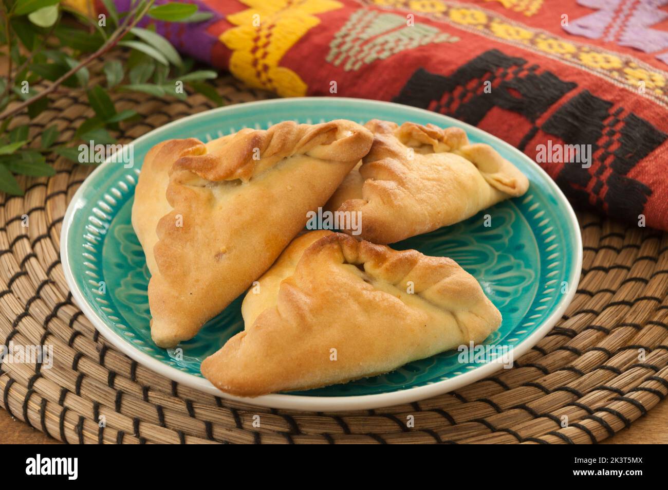 tasty echpochmak is a traditional Tatar dish with chicken, potatoes ...
