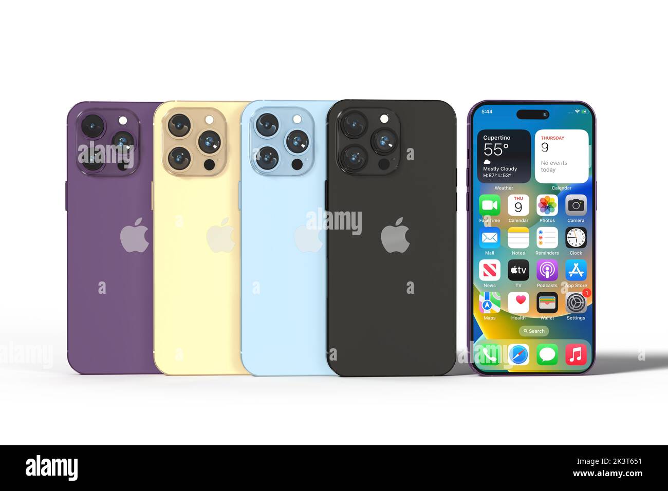 Iphone 14 2022 Cut Out Stock Images & Pictures - Alamy