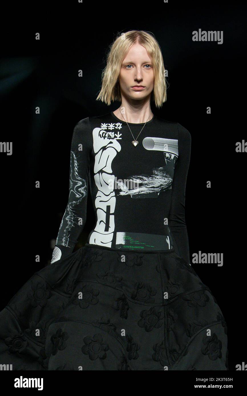 SPORTMAX SS23 runway during Milan fashion Week on September 2022 ...