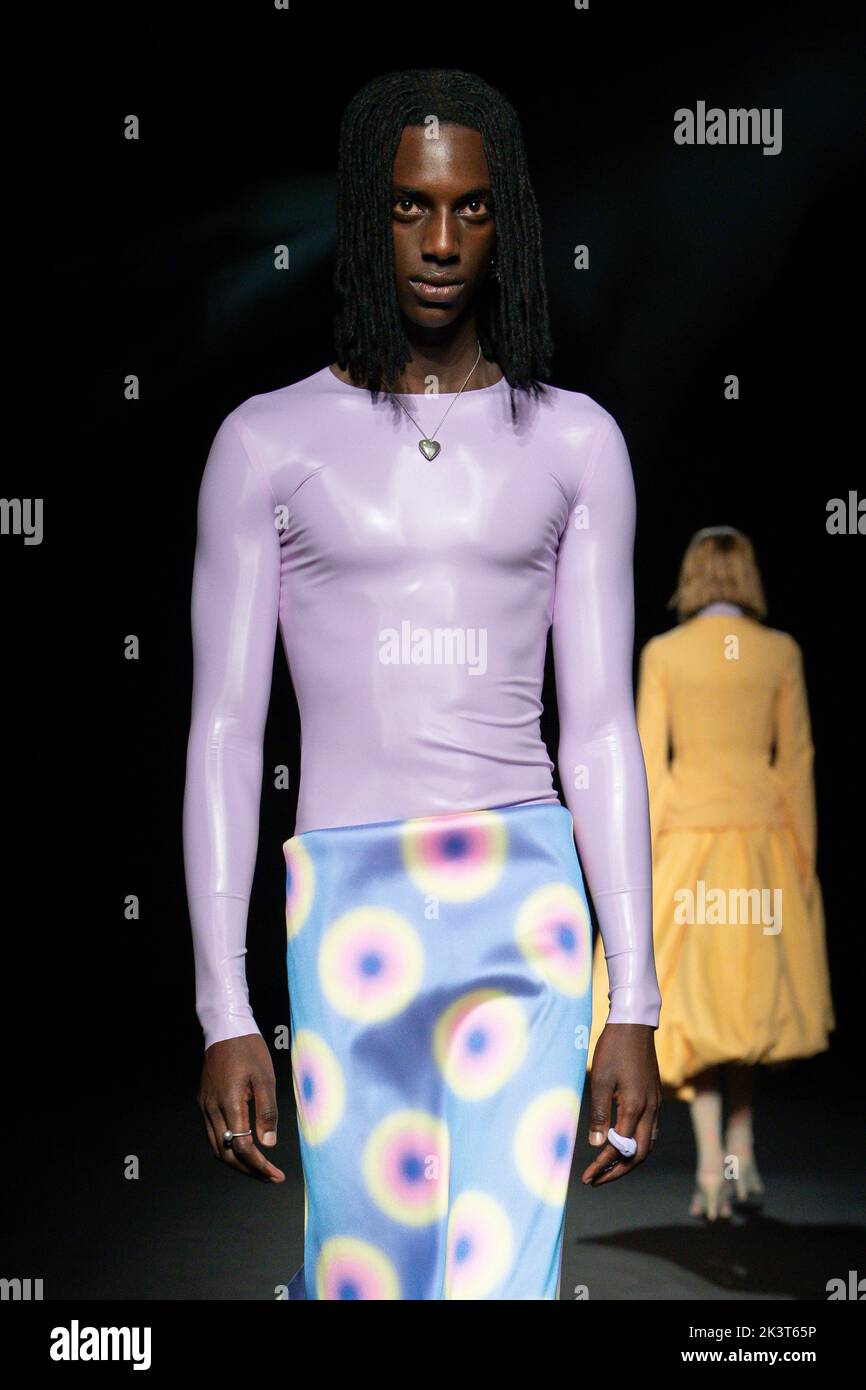 SPORTMAX SS23 runway during Milan fashion Week on September 2022 ...