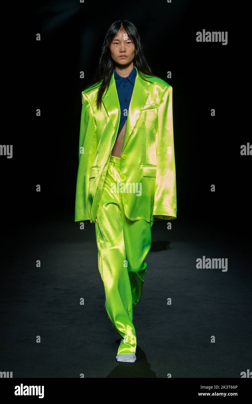 SPORTMAX SS23 runway during Milan fashion Week on September 2022 ...