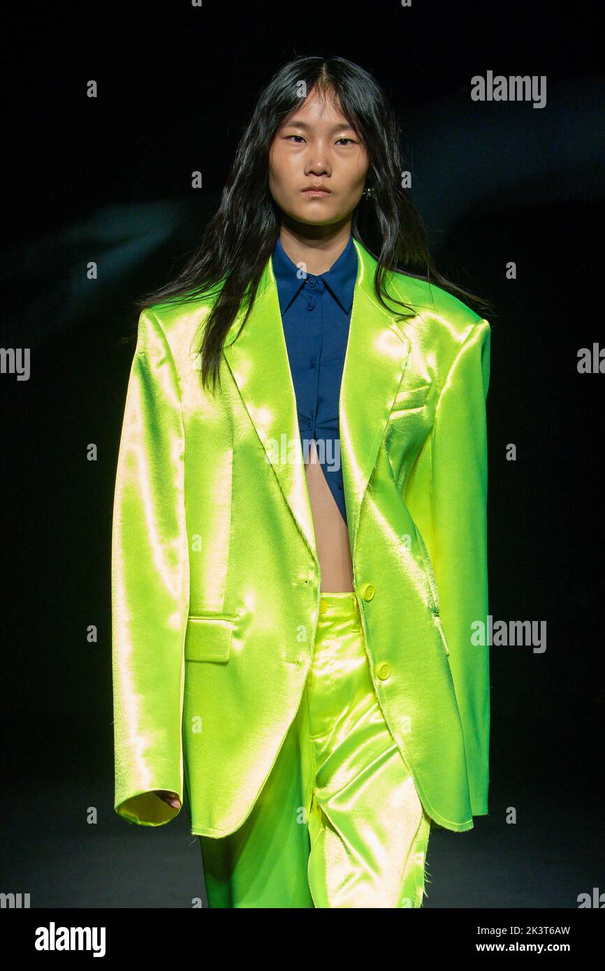 SPORTMAX SS23 runway during Milan fashion Week on September 2022 ...