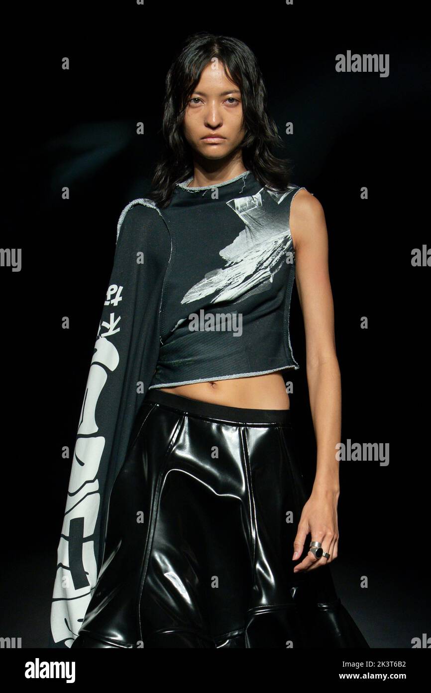 SPORTMAX SS23 runway during Milan fashion Week on September 2022 ...