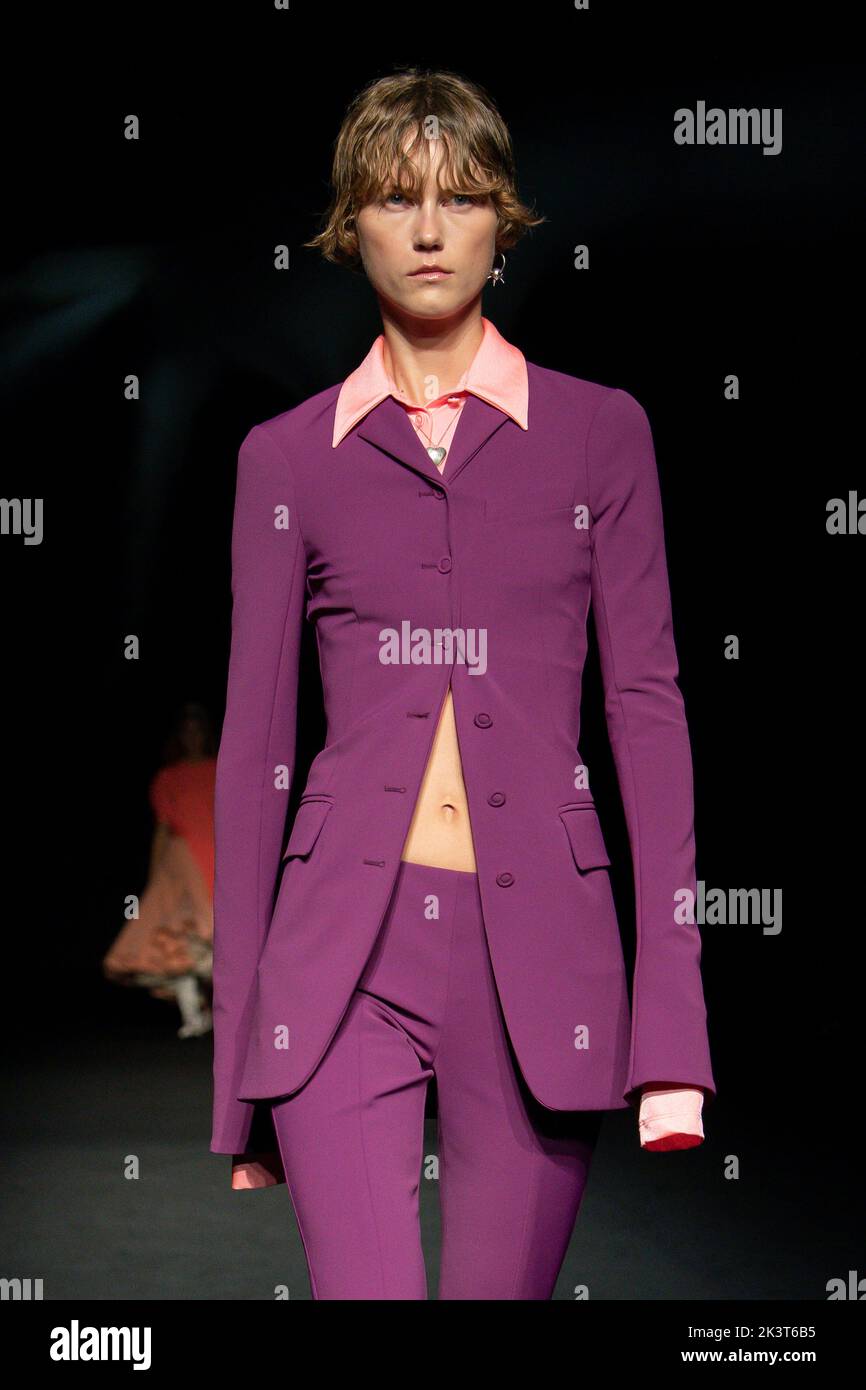 SPORTMAX SS23 runway during Milan fashion Week on September 2022 ...