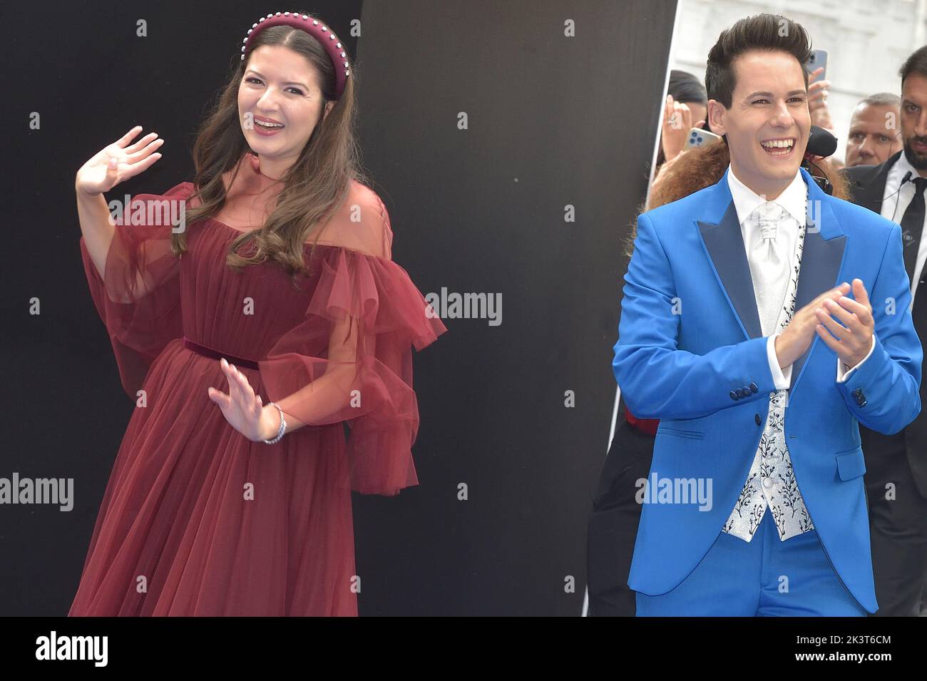 Rome, Italien. 26th Sep, 2022. Lui e Sofi , Luigi Calagna and Sofia ...