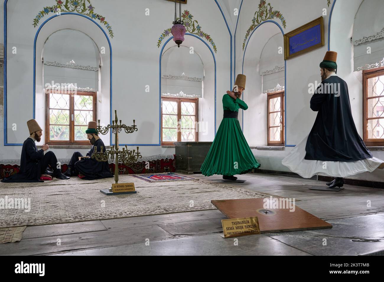Mausoleum and museum of Mevlana Rumi, Hazreti Mevlana, Konya, Turkey ...
